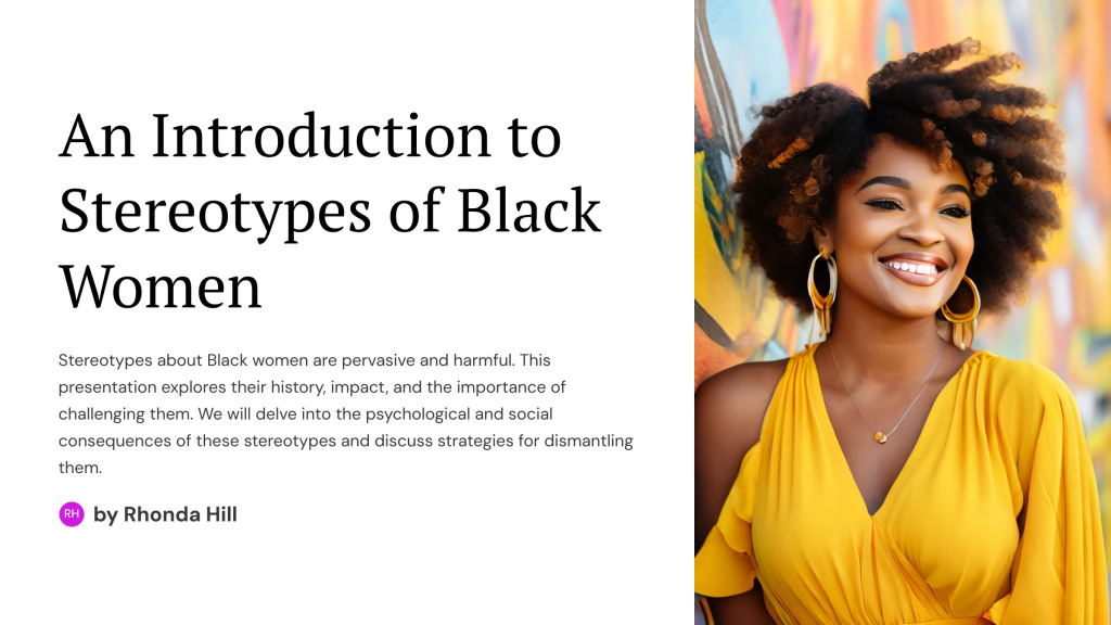 1_An Introduction to Stereotypes of Black Women - Race and Faith